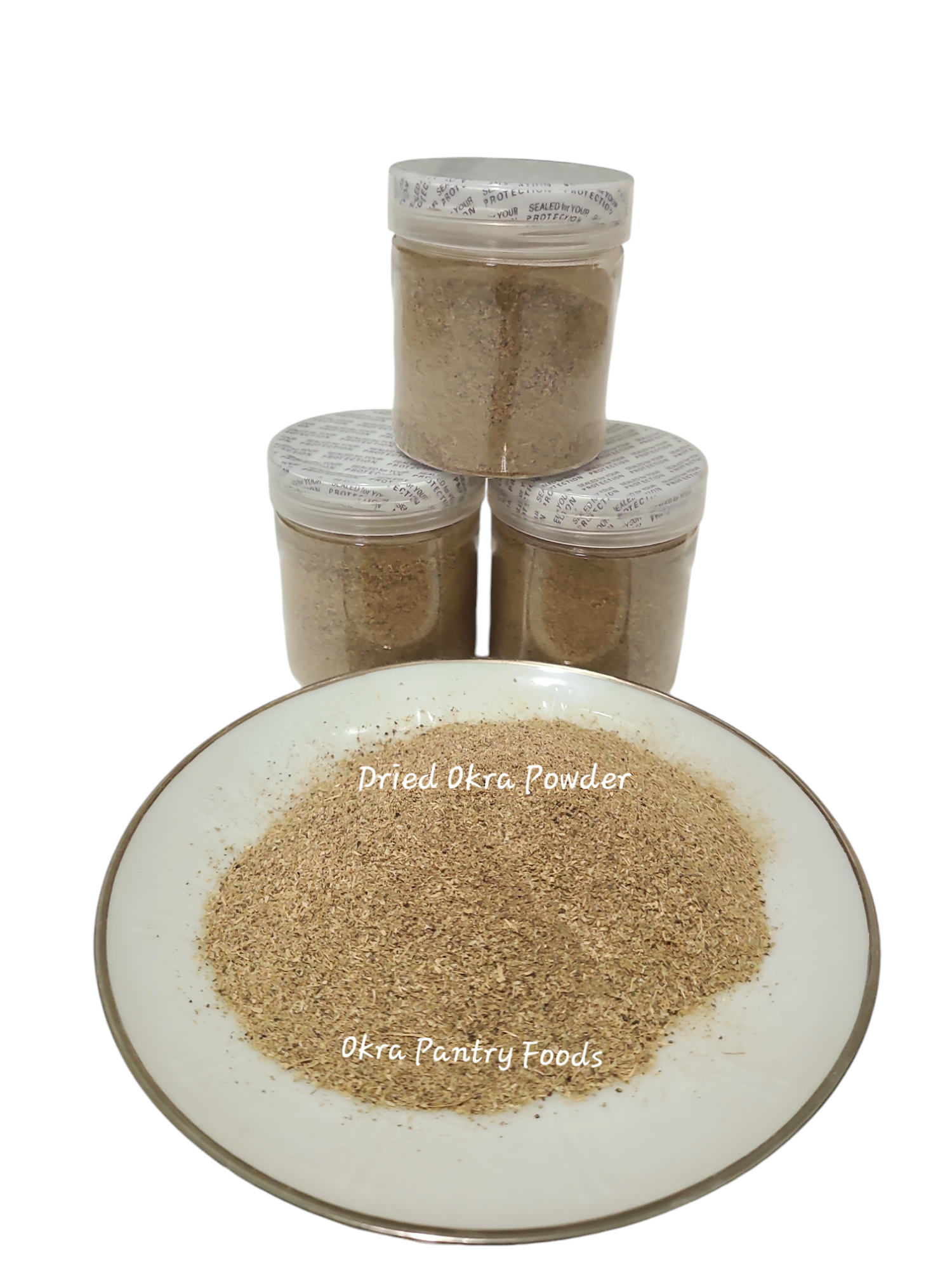 Dried Okra Powder - OKRA PANTRY