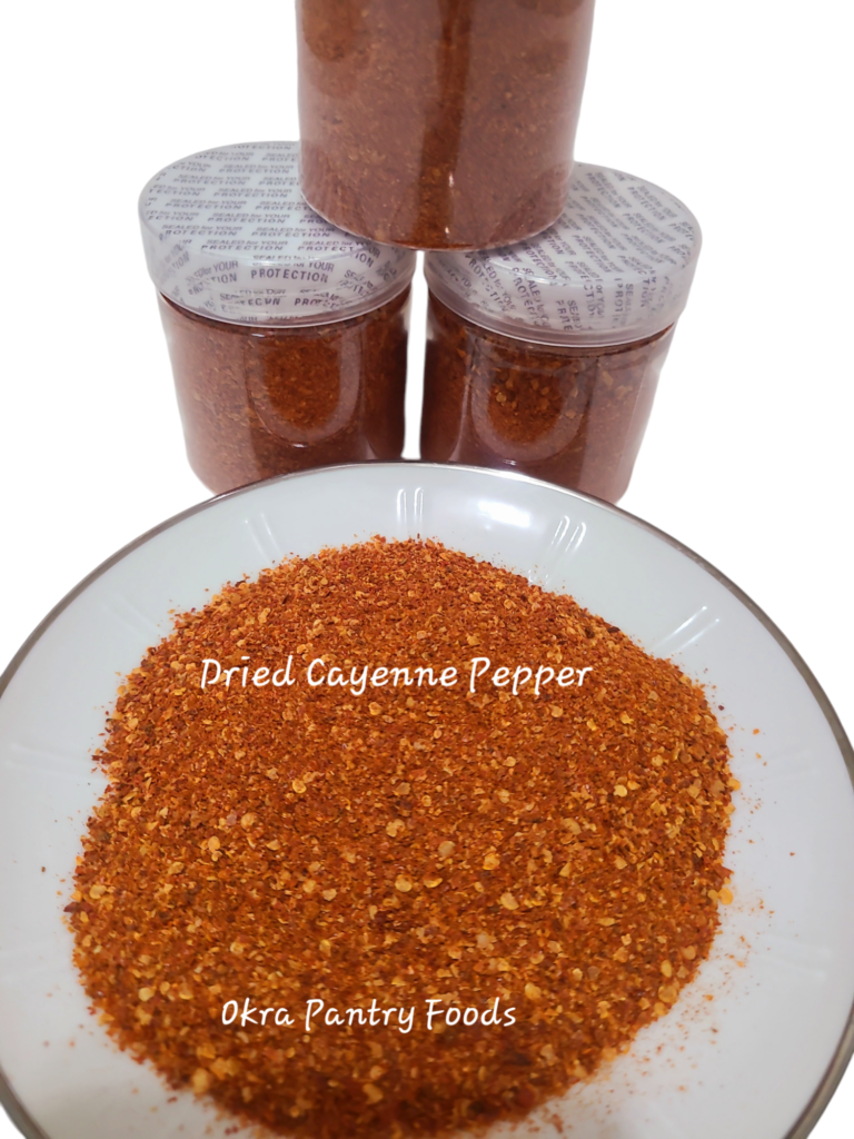 Dried Cayenne Pepper - OKRA PANTRY